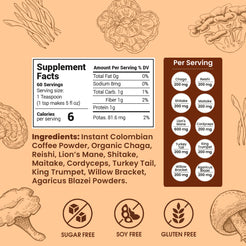 Original 10 Mushrooms Instant Coffee – Max Fit Wellness